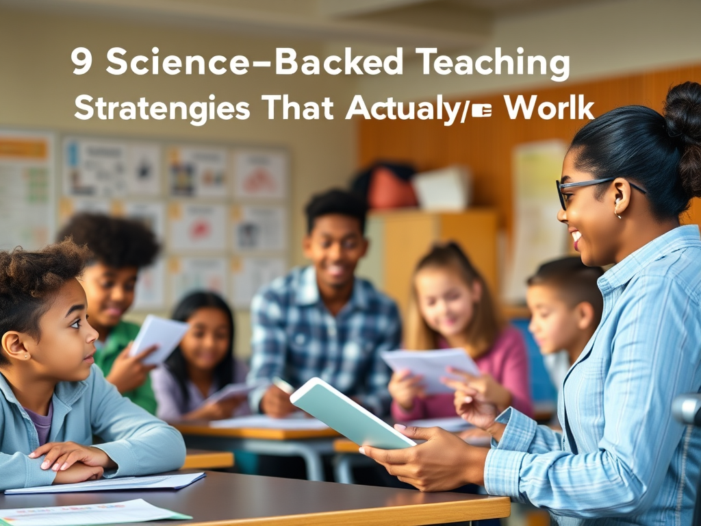 9 Science-Backed Teaching Strategies That Actually Work – Igniting ...